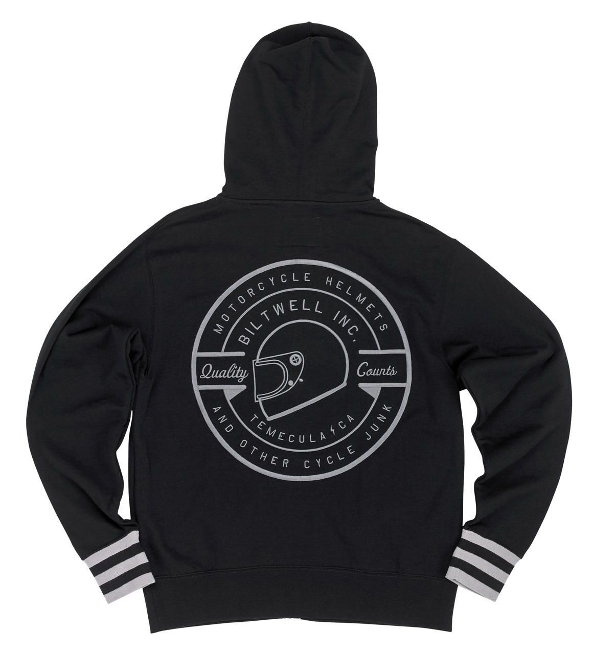 Biltwell Icon Zip Hoodie Sweatshirt - RevZilla