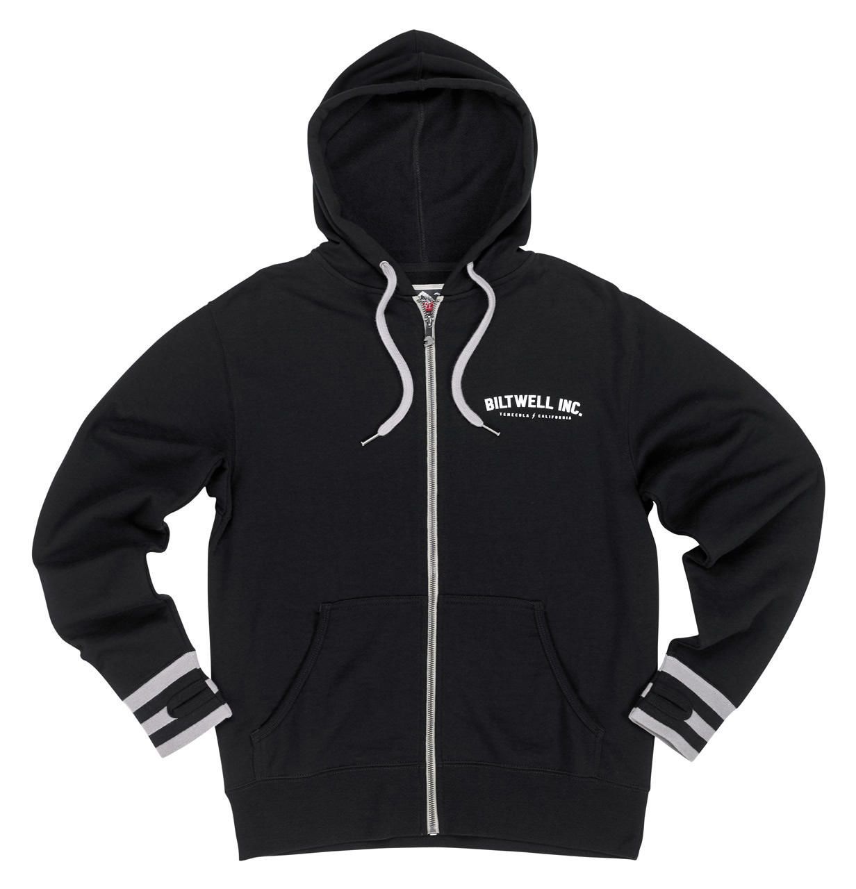 Biltwell Basic Zip Hoodie Sweatshirt - RevZilla