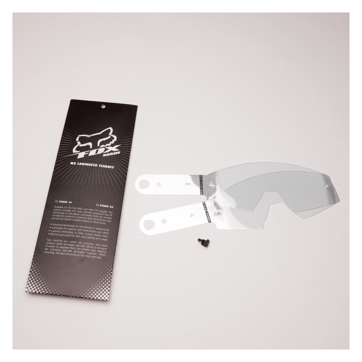 Fox Racing Main Goggle Laminated Tear-Offs - RevZilla
