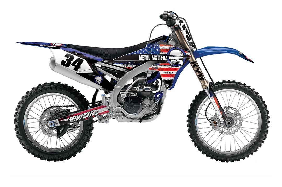 Factory Effex Metal Mulisha Shroud / Airbox Graphics Kit Yamaha YZ250F / YZ450F 2014-2017 - RevZilla