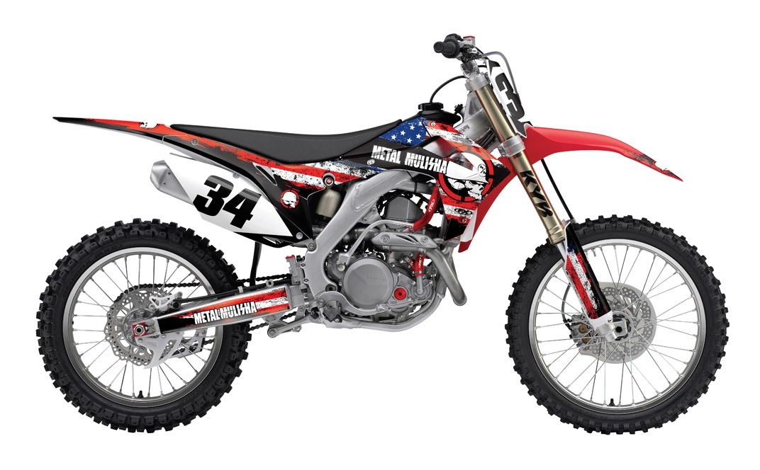 Factory Effex Metal Mulisha Shroud / Airbox Graphics Kit 2016 - RevZilla