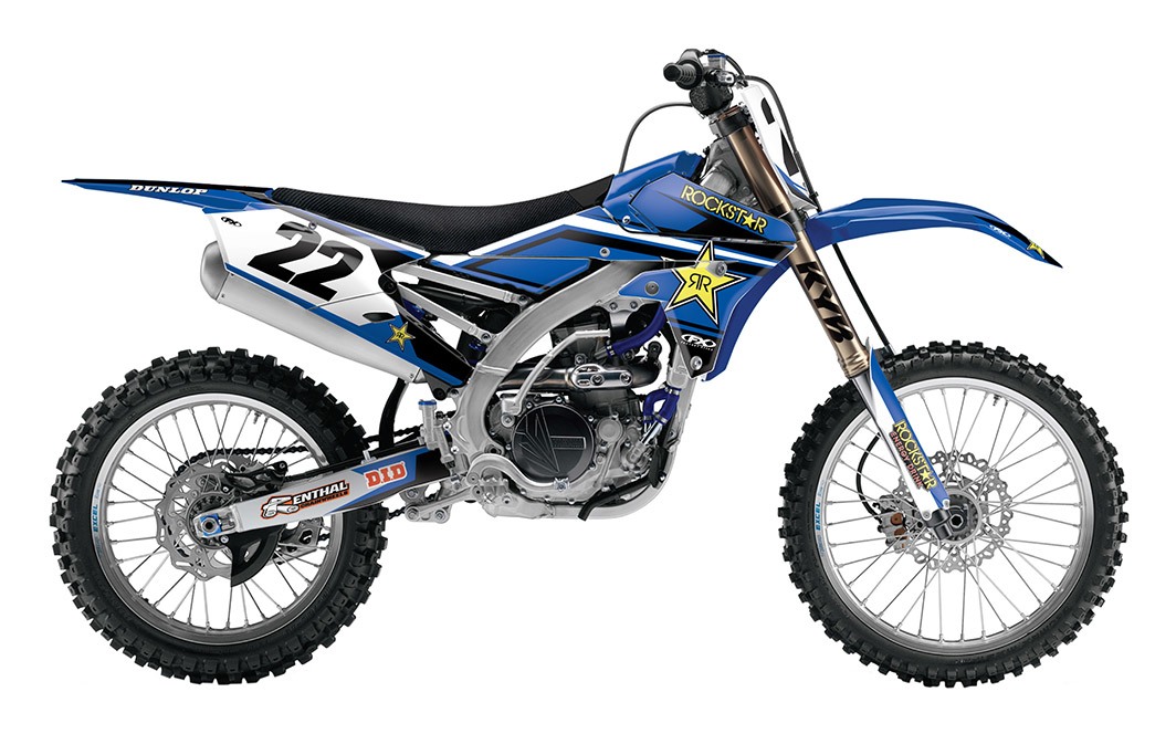 Factory Effex Rockstar Shroud / Airbox Graphics Kit Yamaha YZ250F ...