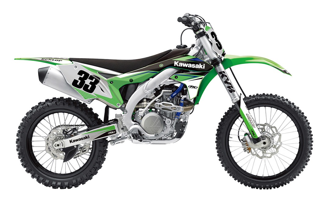 Factory Effex EVO 14 Shroud / Airbox Graphics Kit Kawasaki KX65 ...