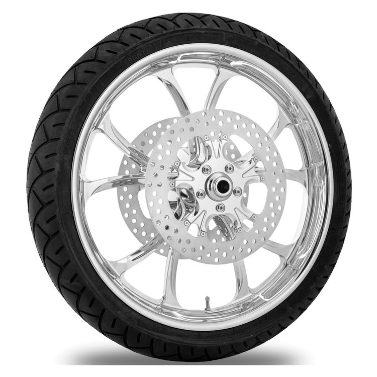 Performance Machine Luxe 21 X 3.5 Front Wheel / Rotor / Tire Kit For ...