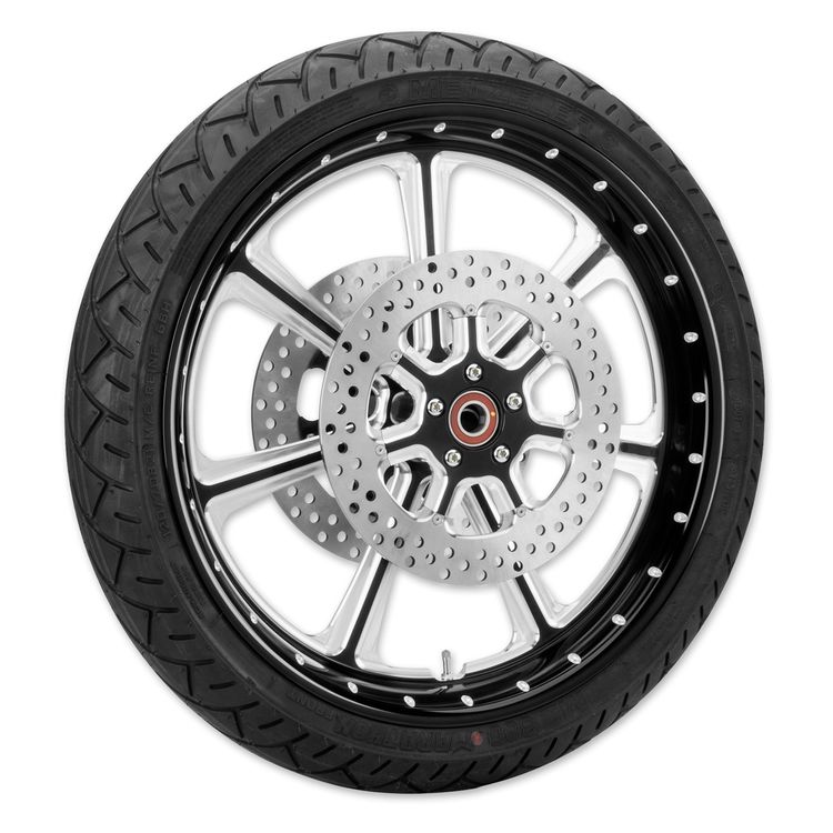 Roland Sands Diesel 21 X 3.5 Front Wheel / Rotor / Tire Kit For Harley ...