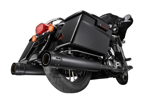 Firebrand Exhaust 4" Loose Cannon Slip-On Muffler For Harley Touring ...