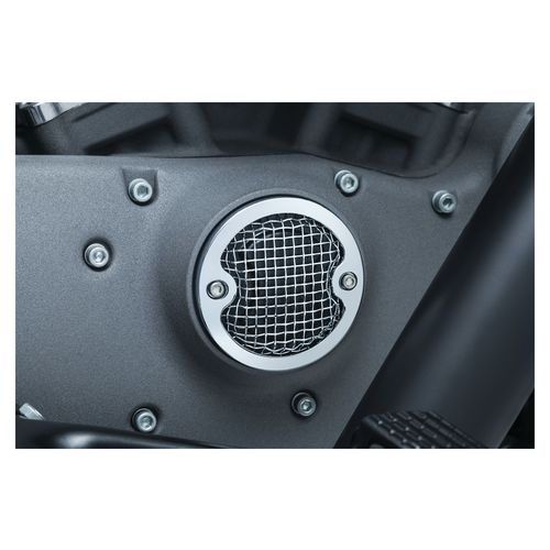 Kuryakyn Mesh Timing Cover For Harley - RevZilla