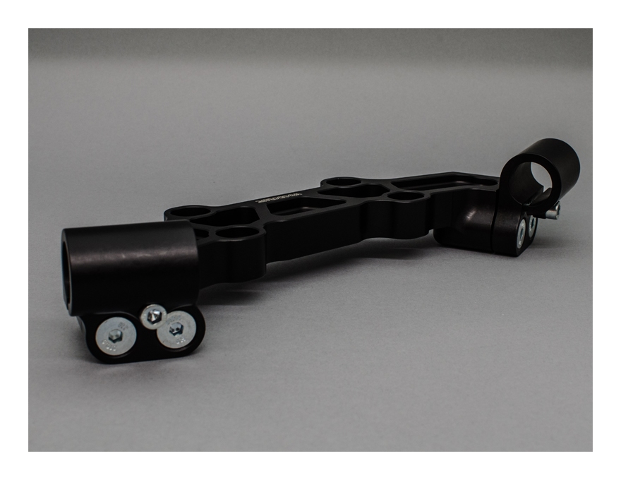 Woodcraft Clip-On Risers w/ Adapter Plate Yamaha FZ-10 / MT-10 2017 ...