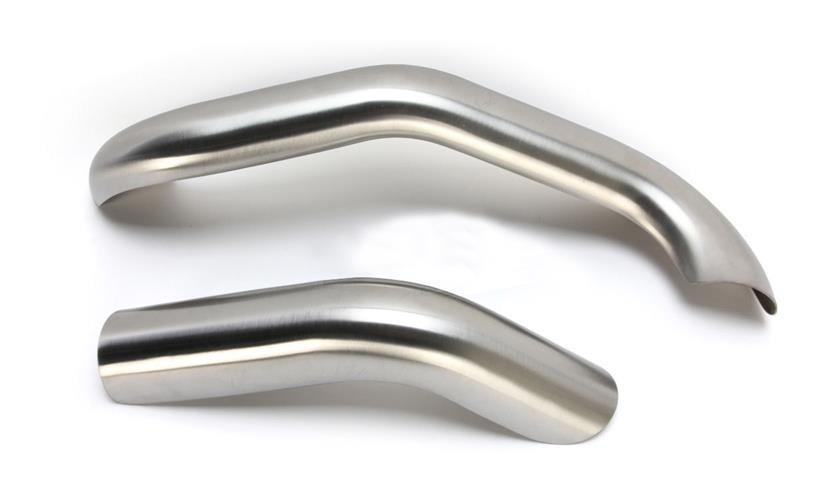 Bassani Road Rage III 2-Into-1 Exhaust Heat Shields For Harley Dyna ...