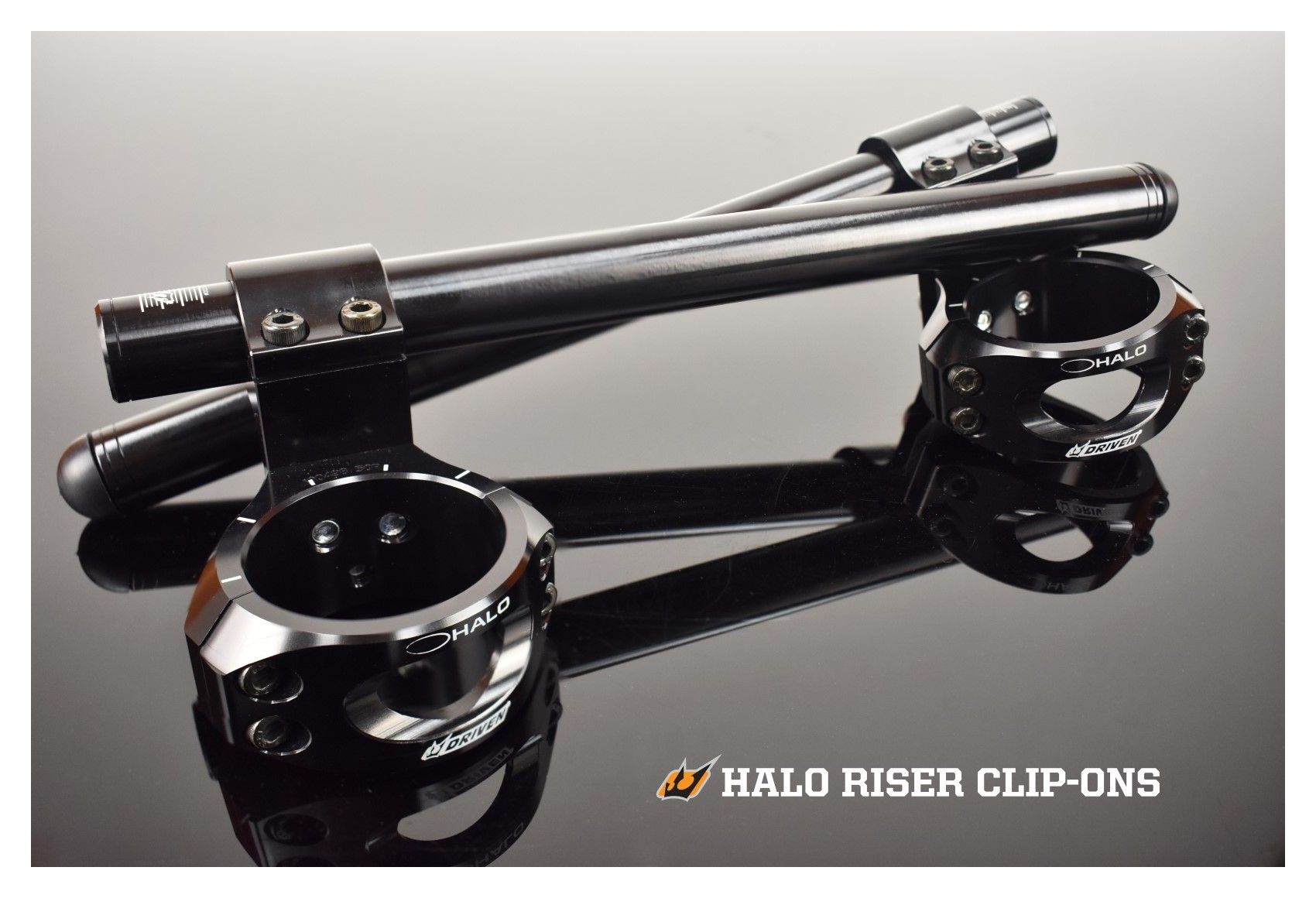 Driven Racing Halo Clip-On Risers | 5% ($12.00) Off! - RevZilla