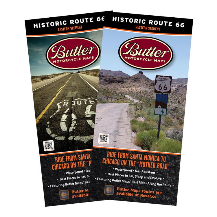 Butler Maps Historic Route 66 - RevZilla