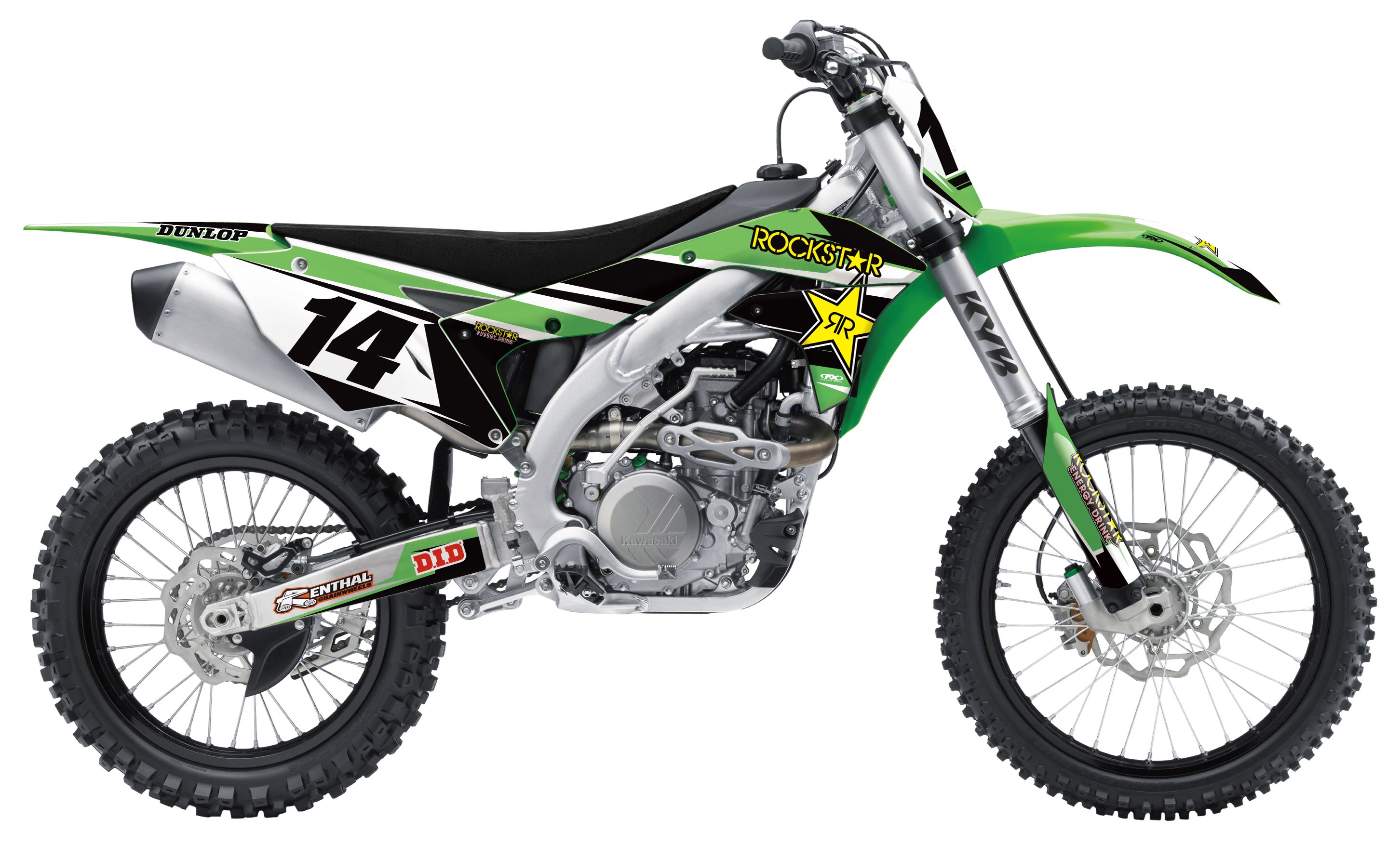 Factory Effex Complete Rockstar Graphics Kit Kawasaki KX450F 2016-2018 ...