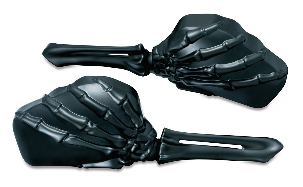 Kuryakyn Zombie Skeleton Hand Mirrors - RevZilla