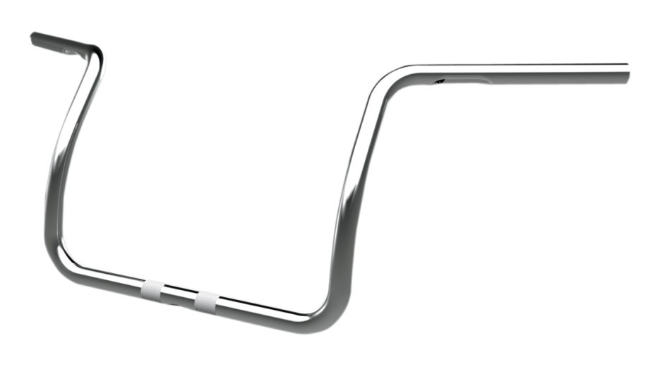 Khrome Werks 1" Chrome 11" 2+2 Wide Sweeper Handlebars Harley Touring ...