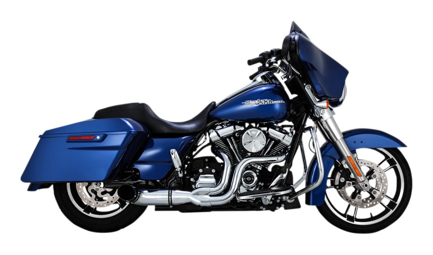 Python Rayzer 2-Into-1 Exhaust For Harley Touring, 44% OFF