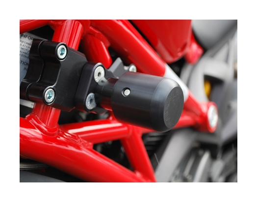 Woodcraft Frame Slider Base Ducati Monster 696 / 796 / 1100 - RevZilla