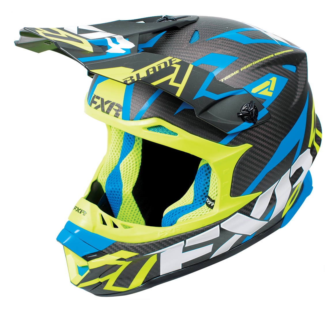 FXR Blade Carbon Vertical MX Helmet - RevZilla