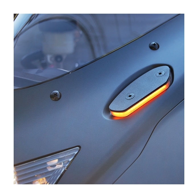 New Rage Cycles Mirror Block Off LED Turn Signals - RevZilla