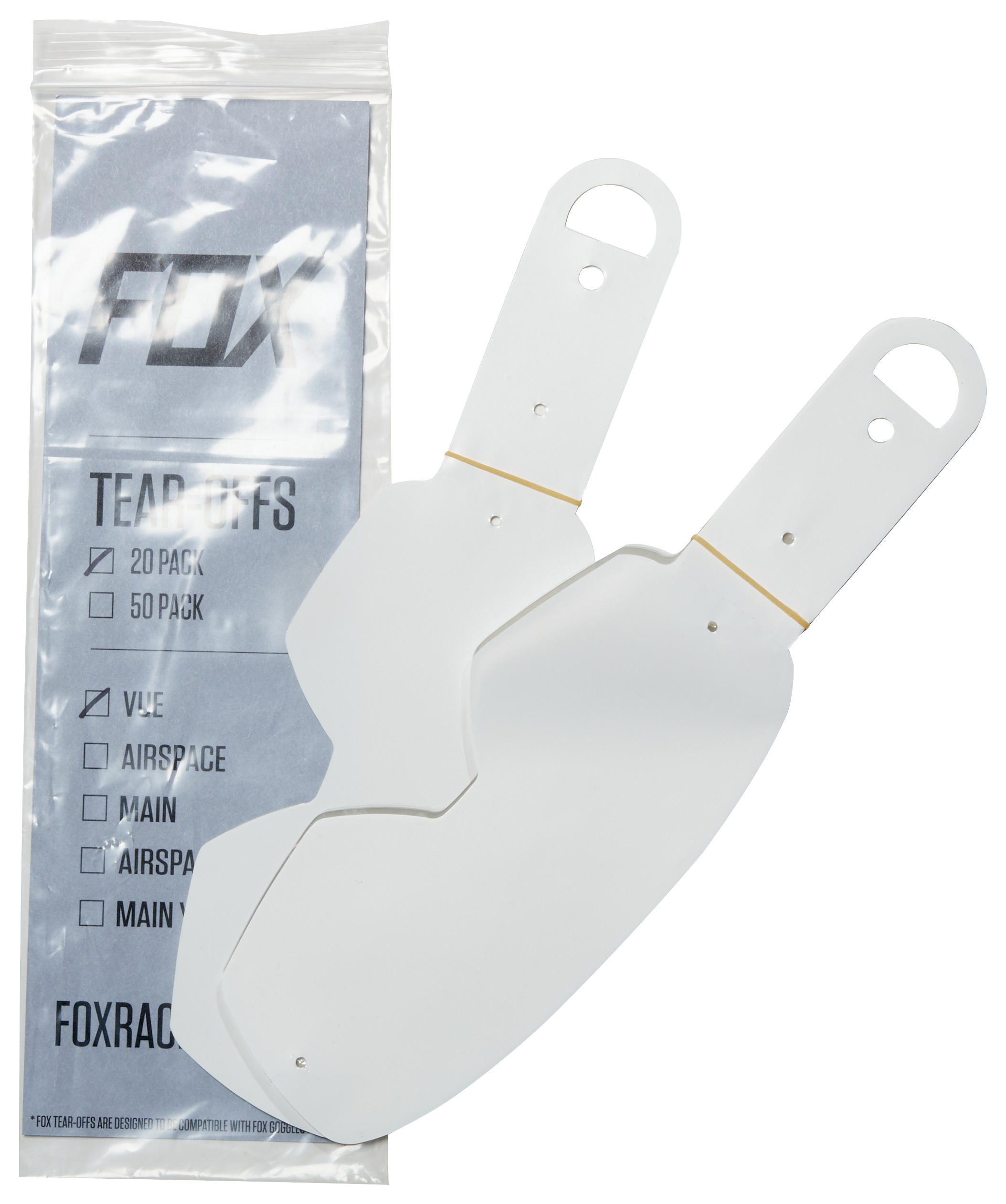 Fox Racing Vue Standard Tear-Offs - RevZilla