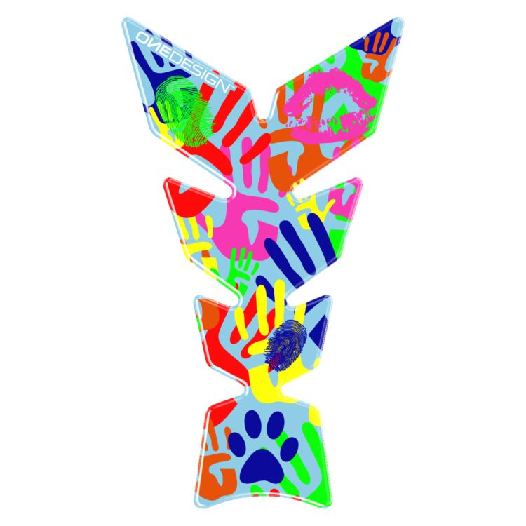 OneDesign Moon Hands Tank Pad - RevZilla