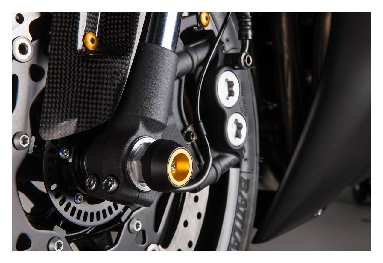 LighTech Front Axle Sliders Yamaha R1 / R1M / R1S / FZ-10 / MT-10 ...