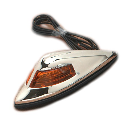 Drag Specialties Nostalgia Front Fender Light For Harley - RevZilla