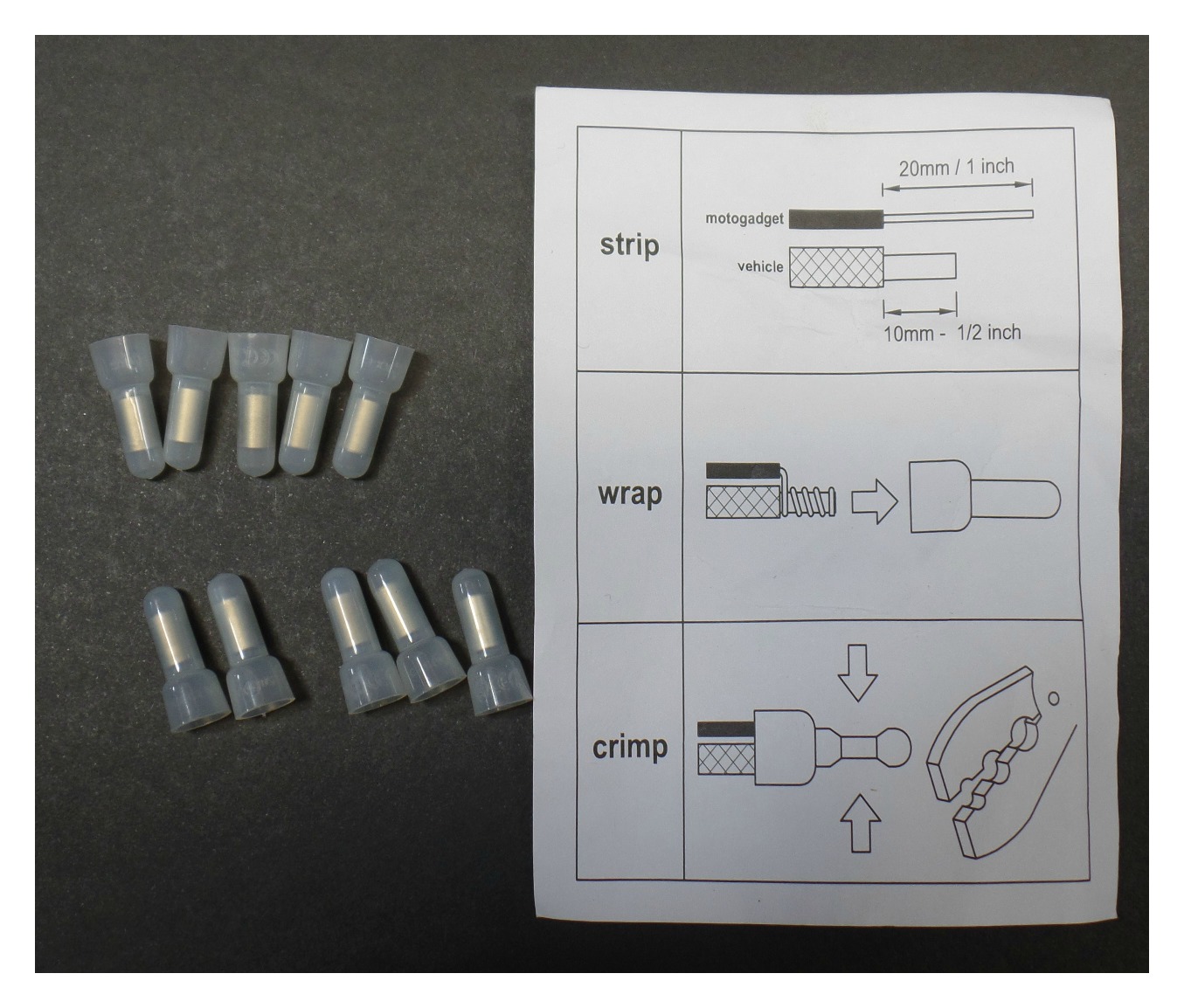 Motogadget Cable End Crimps - RevZilla