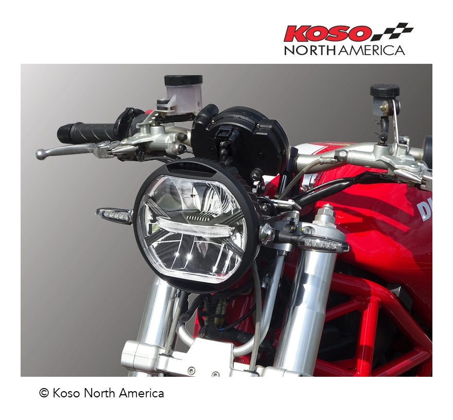 Koso Universal LED Headlight - RevZilla