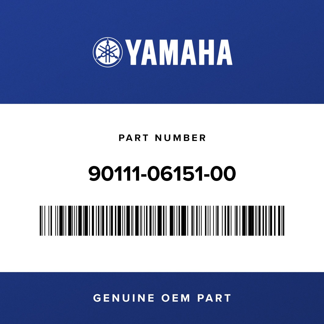 Yamaha 90111-06151-00 BOLT, HEX. SOCKET BUTTON - RevZilla