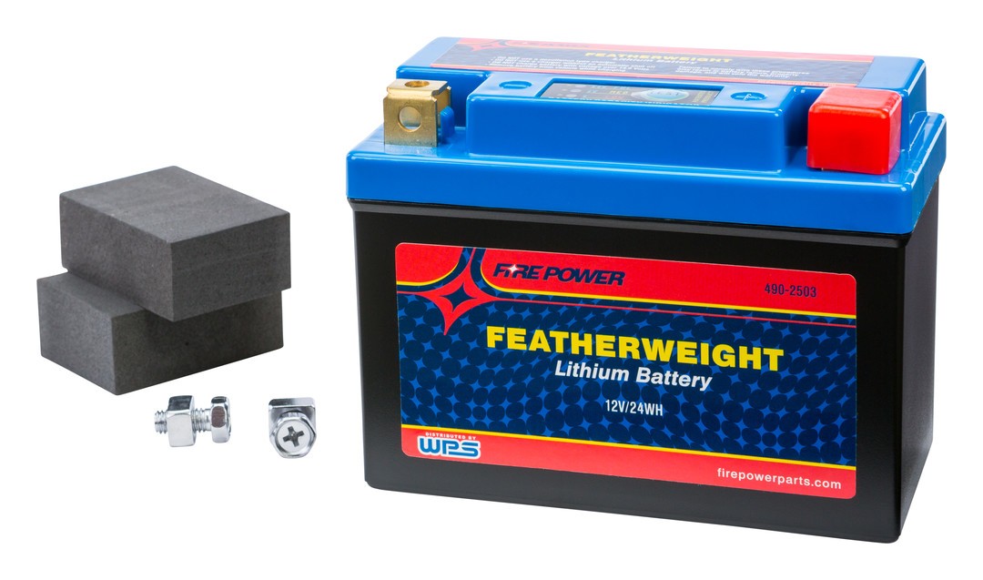 Fire Power Featherweight Lithium Battery HJB7BL-FP-IL - RevZilla