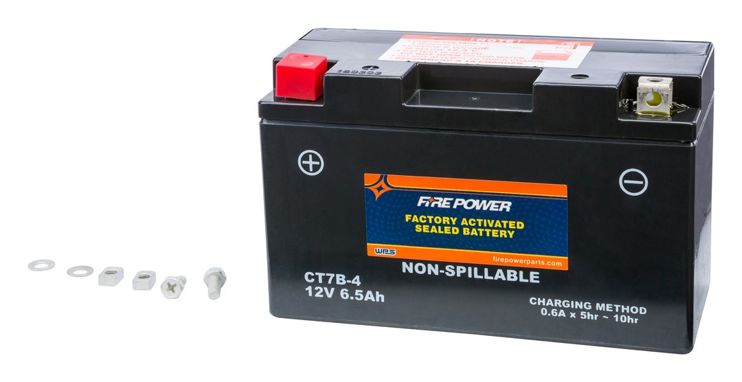 Fire Power Factory Activated Battery CT7B-4 - RevZilla