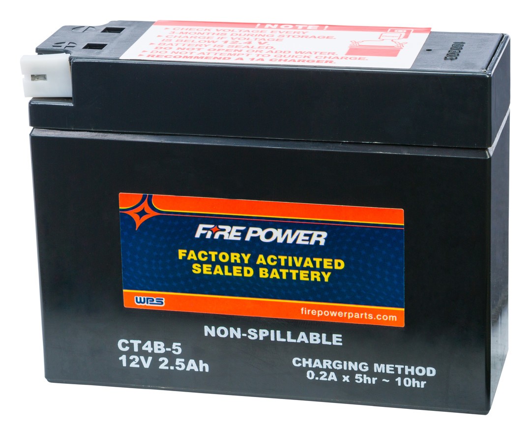 Fire Power Factory Activated Battery CT4B-5 - RevZilla