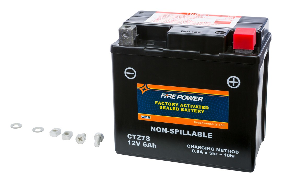 Fire Power Factory Activated AGM Battery - RevZilla