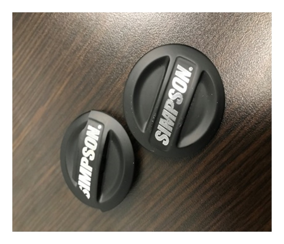 Simpson Mod Bandit Shield Anchor Set - RevZilla