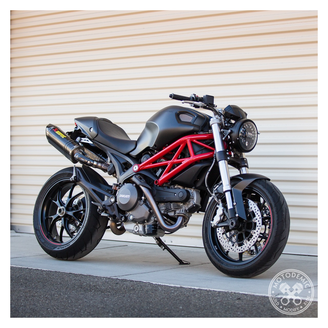 ducati monster custom headlight