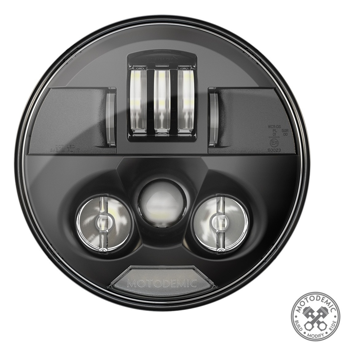 Motodemic Single LED Headlight Conversion Kit - RevZilla