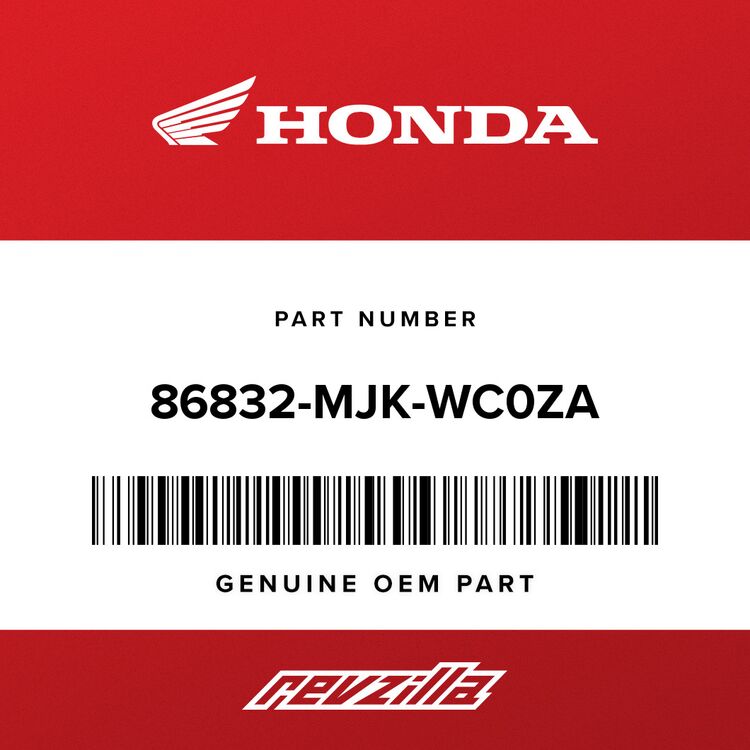 Honda 86832-MJK-WC0ZA STRIPE, L. TOP SHELTER (TYPE1) - RevZilla