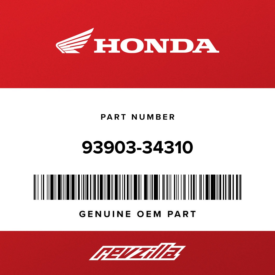 Honda 93903-34310 SCREW, TAPPING (4X12) - RevZilla