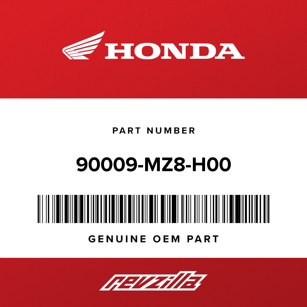 Honda 90009-MZ8-H00 BOLT, FLANGE SOCKET (6X14) - RevZilla