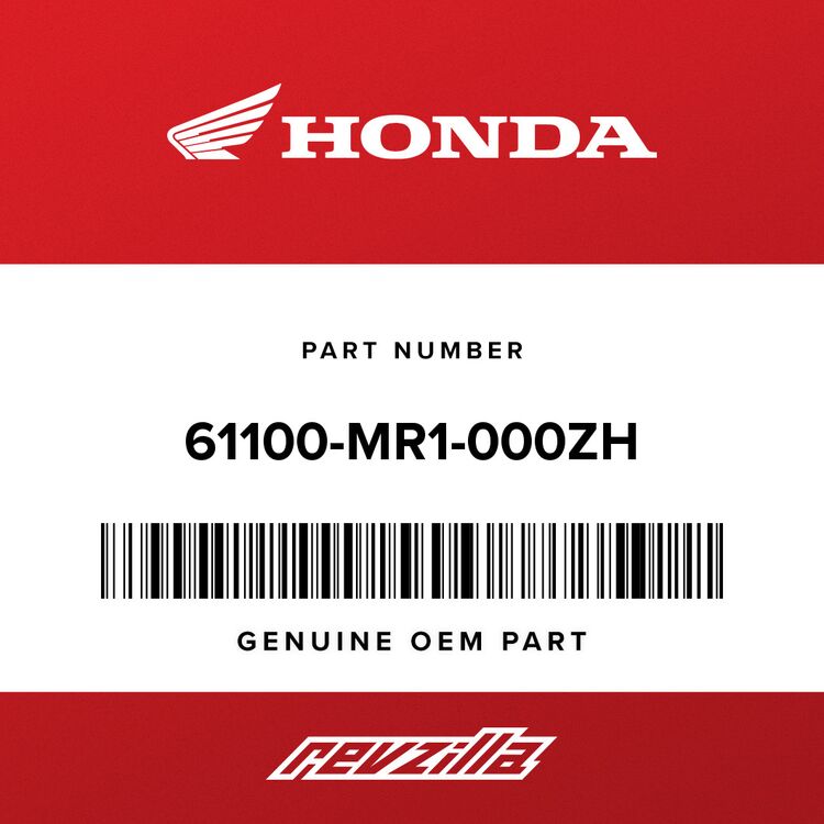 Honda 61100-MR1-000ZH FENDER, FR. *R201* (MAGNA RED) - RevZilla