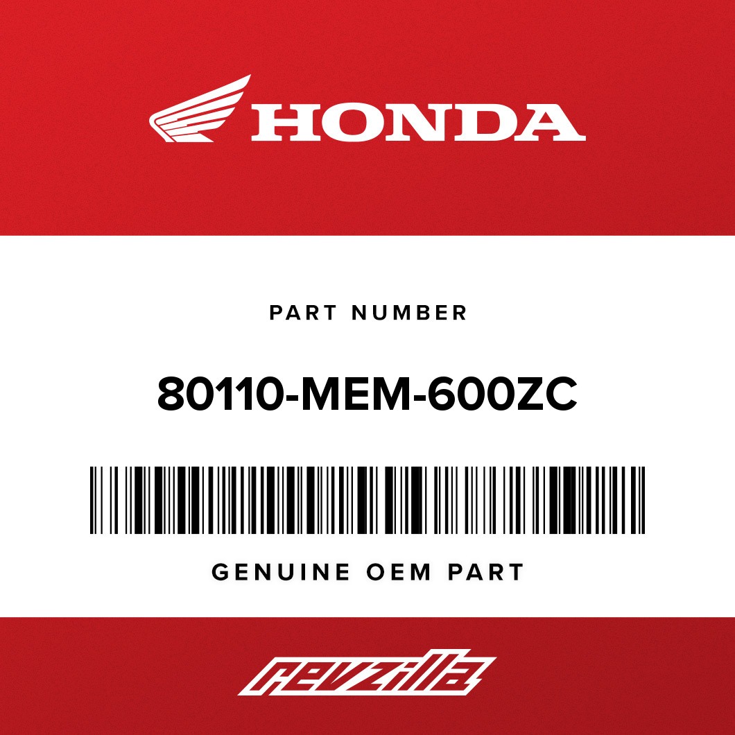 Honda 80110-MEM-600ZC FENDER SET, RR. (TYPE3) (WL) - RevZilla