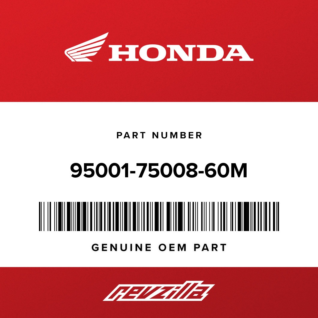 Honda 95001-75008-60M BULK HOSE, FUEL (7.5X8000) (7.3X155) - RevZilla