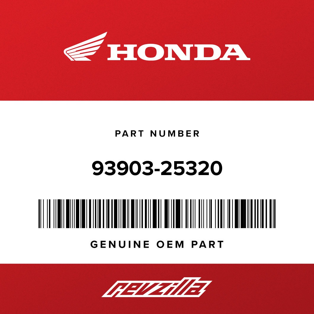 Honda 93903-25320 SCREW, TAPPING (5X16) - RevZilla