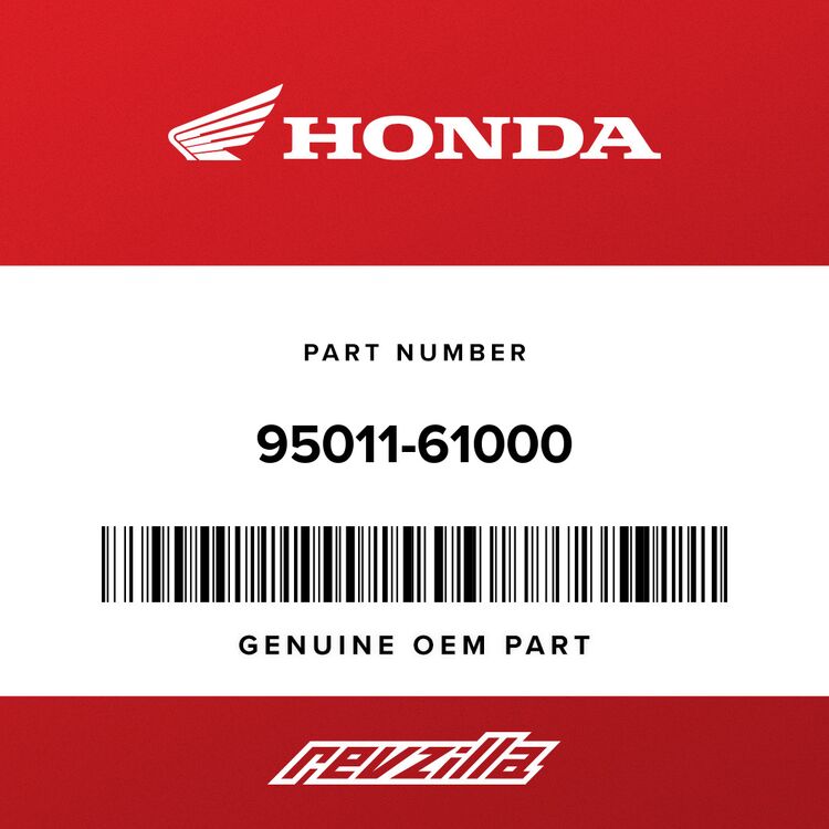 Honda 95011-61000 RUBBER A, STAND STOPPER - RevZilla