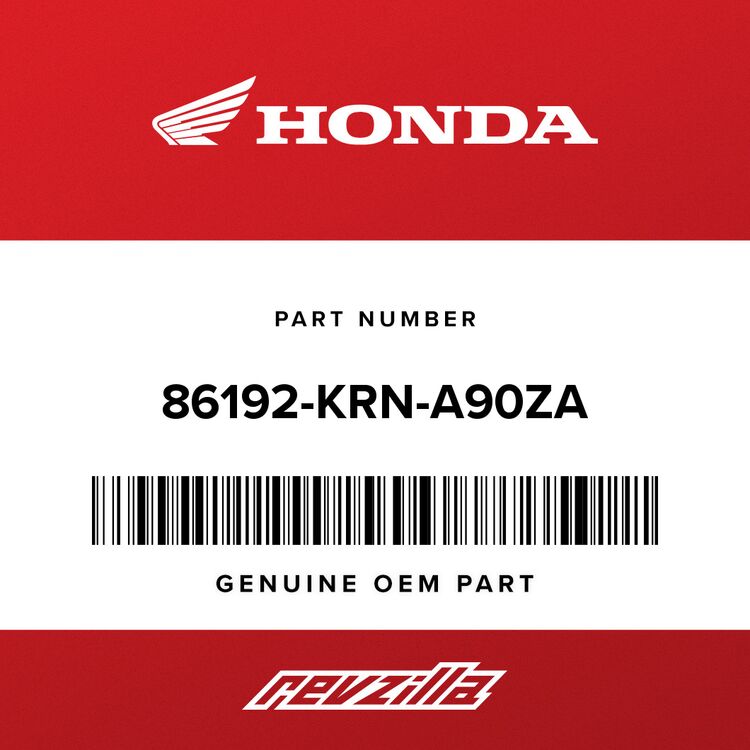Honda 86192-KRN-A90ZA STRIPE, L. RADIATOR SHROUD (TYPE1) - RevZilla