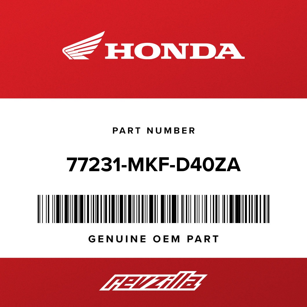 Honda 77231-MKF-D40ZA COWL, RR. (LOWER) *R334* (VICTORY RED) - RevZilla