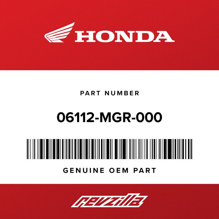 Honda 06112-MGR-000 GASKET KIT B (COMPONENT PARTS) - RevZilla