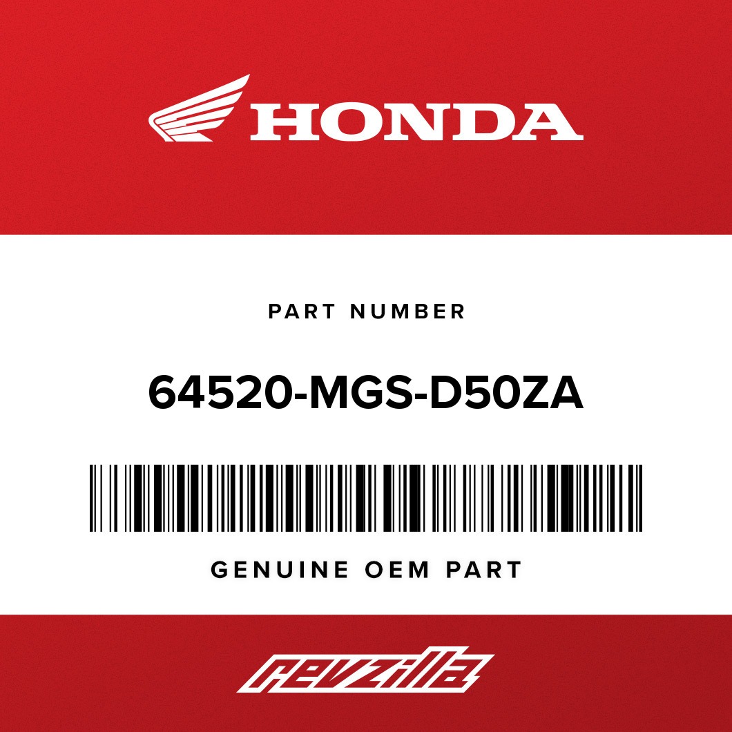 Honda 64520-MGS-D50ZA COVER, R. ENGINE SIDE *NH303M* (MAT AXIS GRAY ...