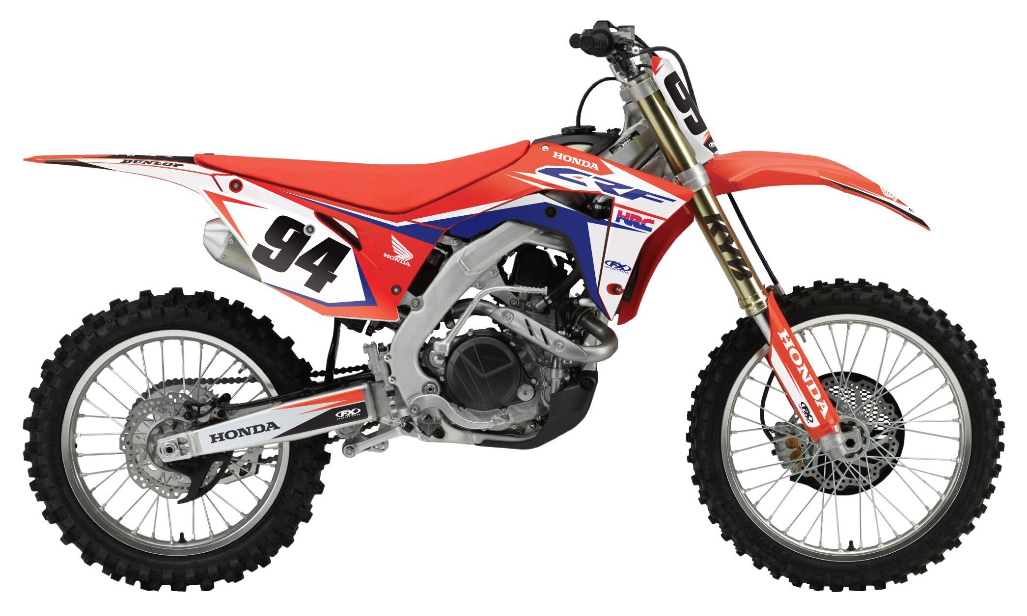 Factory Effex EVO 17 Shroud / Airbox Graphics Kit Honda CRF250R ...