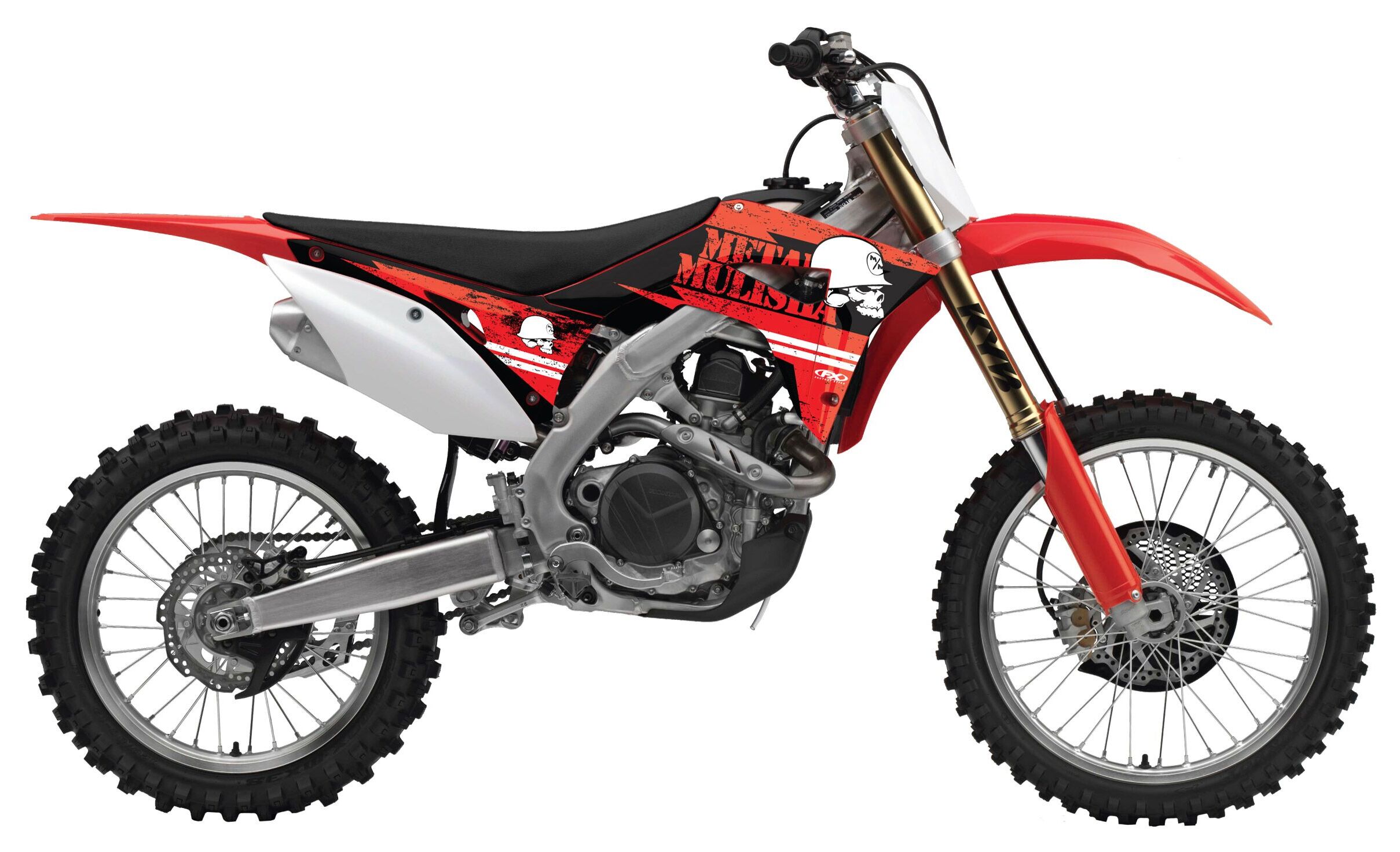 Factory Effex Metal Mulisha Shroud / Airbox Graphics Kit Honda CRF250R / CRF450R 2013-2017 ...